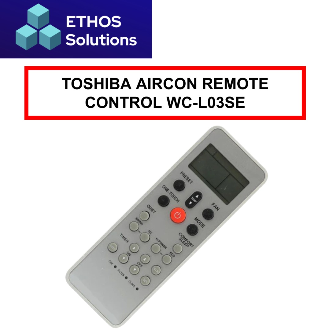 [Local Ready Stock] Toshiba Aircon Remote Control WC-L03SE, TV & Home ...