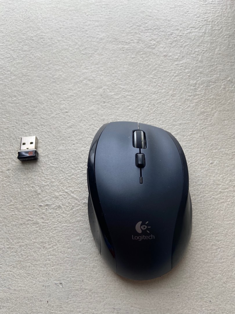 Logitech Marathon M705 wireless mouse, Computers & Tech, Parts ...