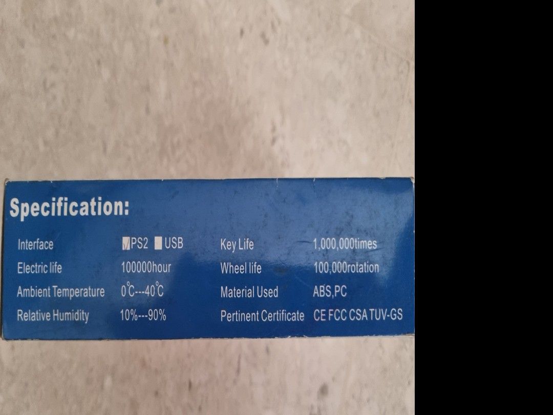 Logitech Ps2 Optical Mouse Computers And Tech Parts And Accessories Mouse And Mousepads On Carousell