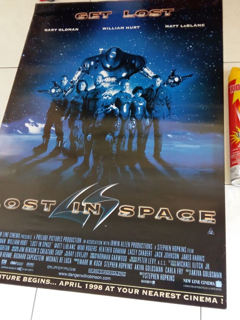 LOST IN SPACE 1999 Poster Original Movie Merchandise, Hobbies & Toys ...