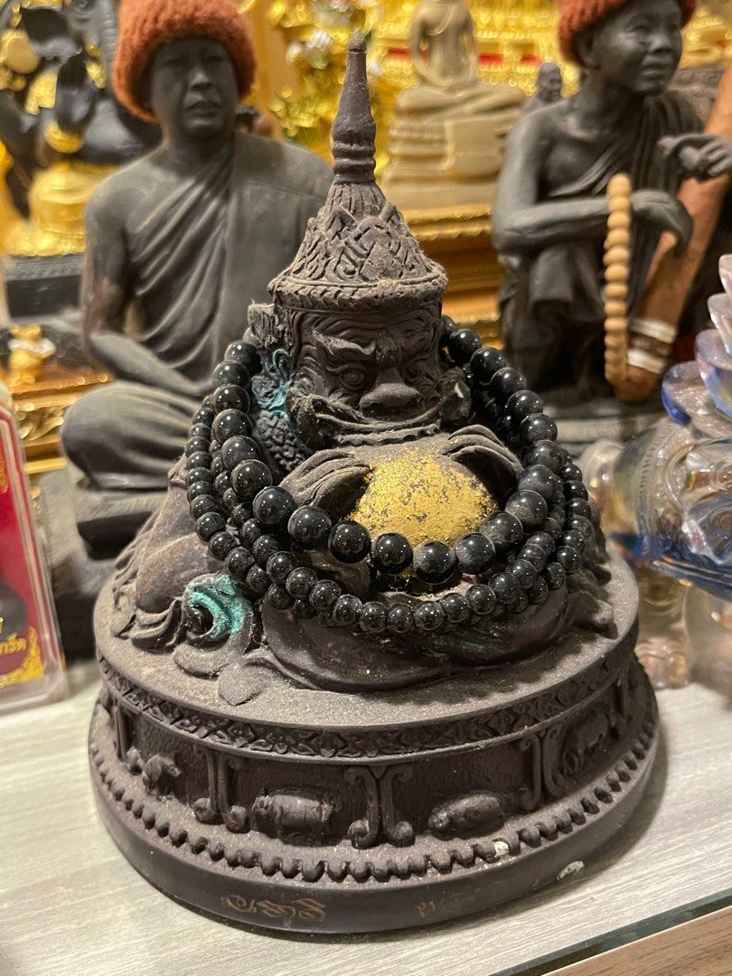 LP Key Phra Rahu Bucha 6inch Base (No Nego), Hobbies & Toys ...