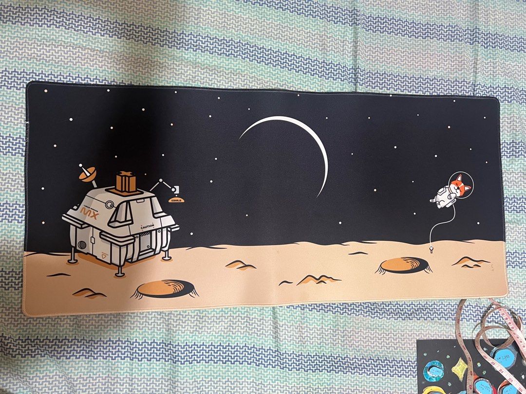 Lunar Landing Deskmat in Mocha on Carousell