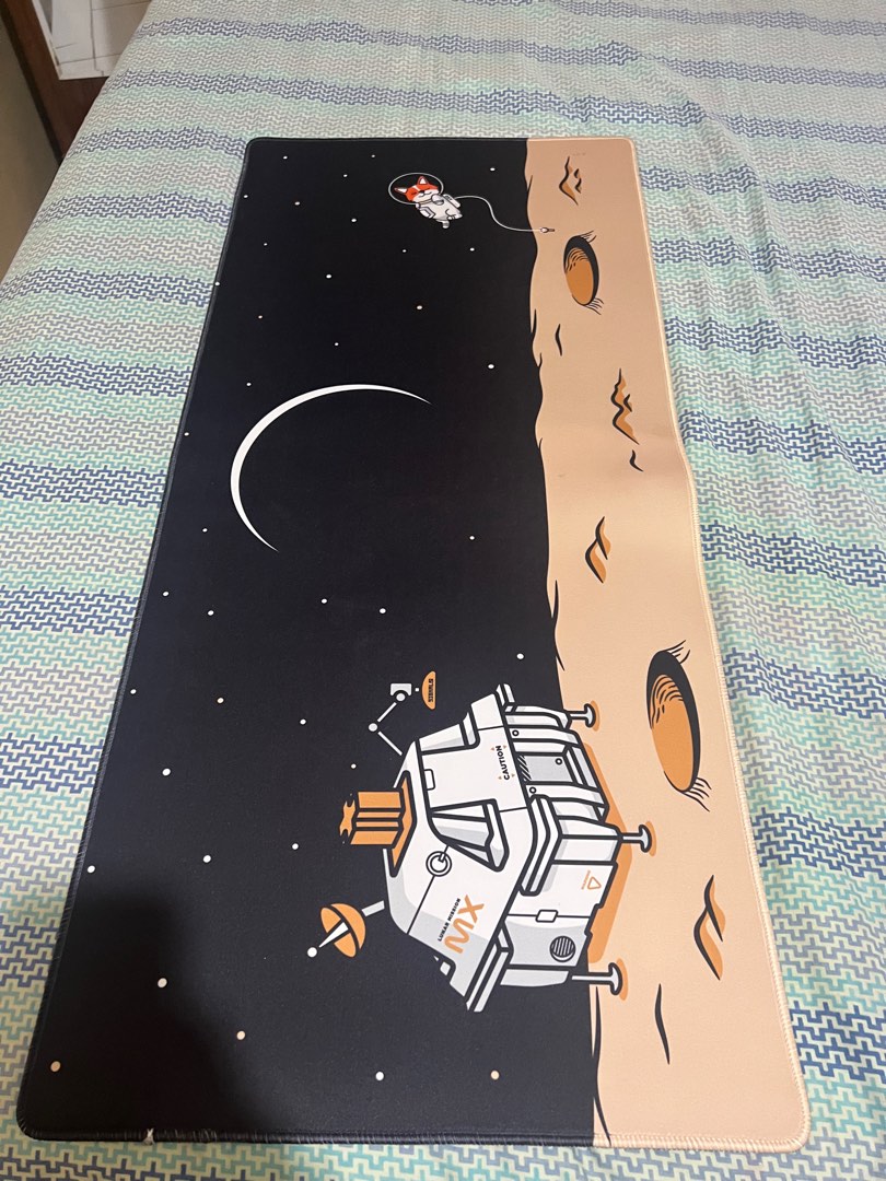 Lunar Landing Deskmat in Mocha on Carousell