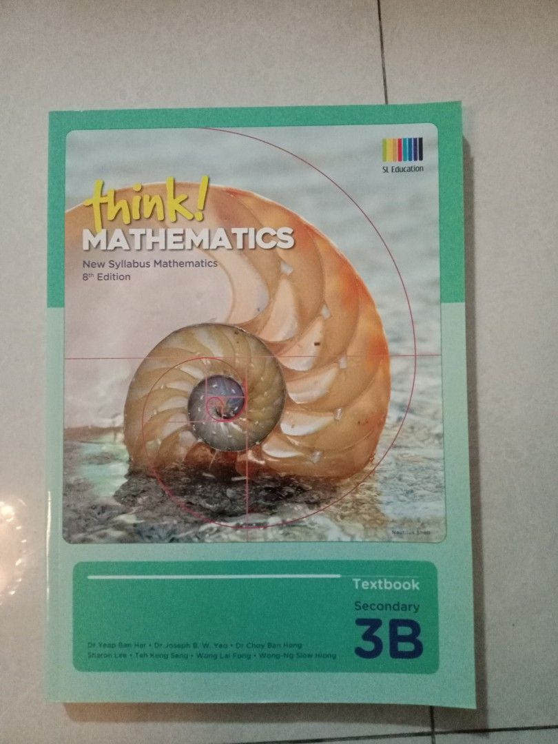 Math sec three textbook, Hobbies & Toys, Books & Magazines, Textbooks ...