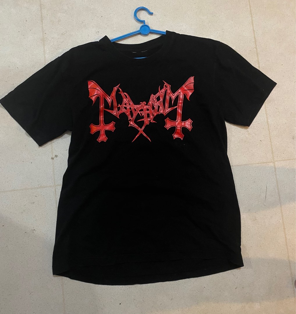 MAYHEM Black Metal Band TShirt, Men's Fashion, Tops & Sets, Tshirts ...