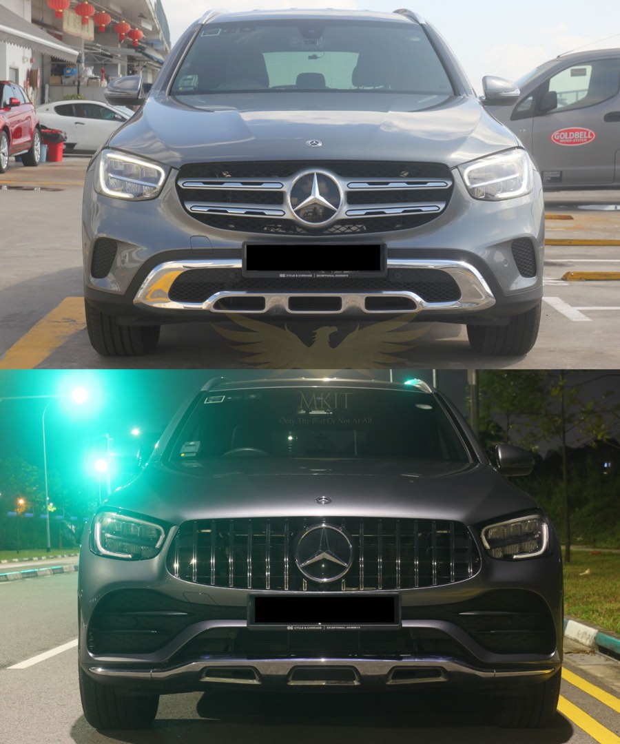 Mercedes Glc X253 C253 Front Bumper, Car Accessories, Accessories on Carousell
