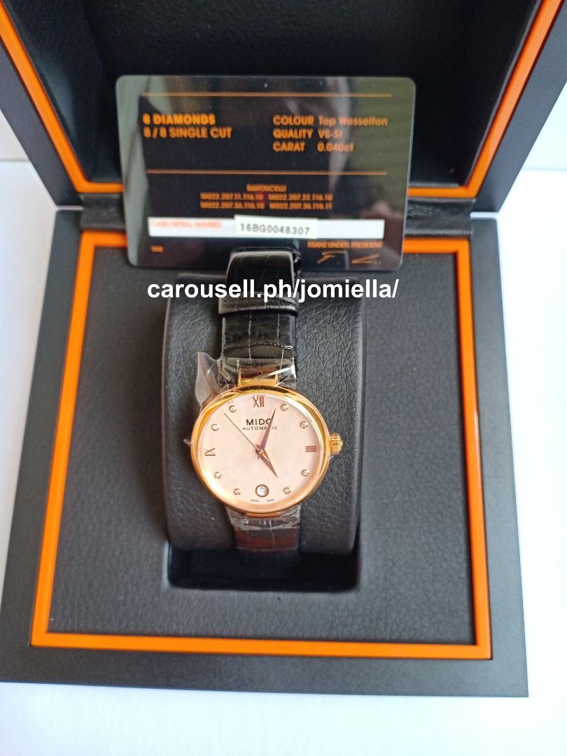 Mido Baroncelli Donna M022.207.22.116.10, Luxury, Watches on Carousell