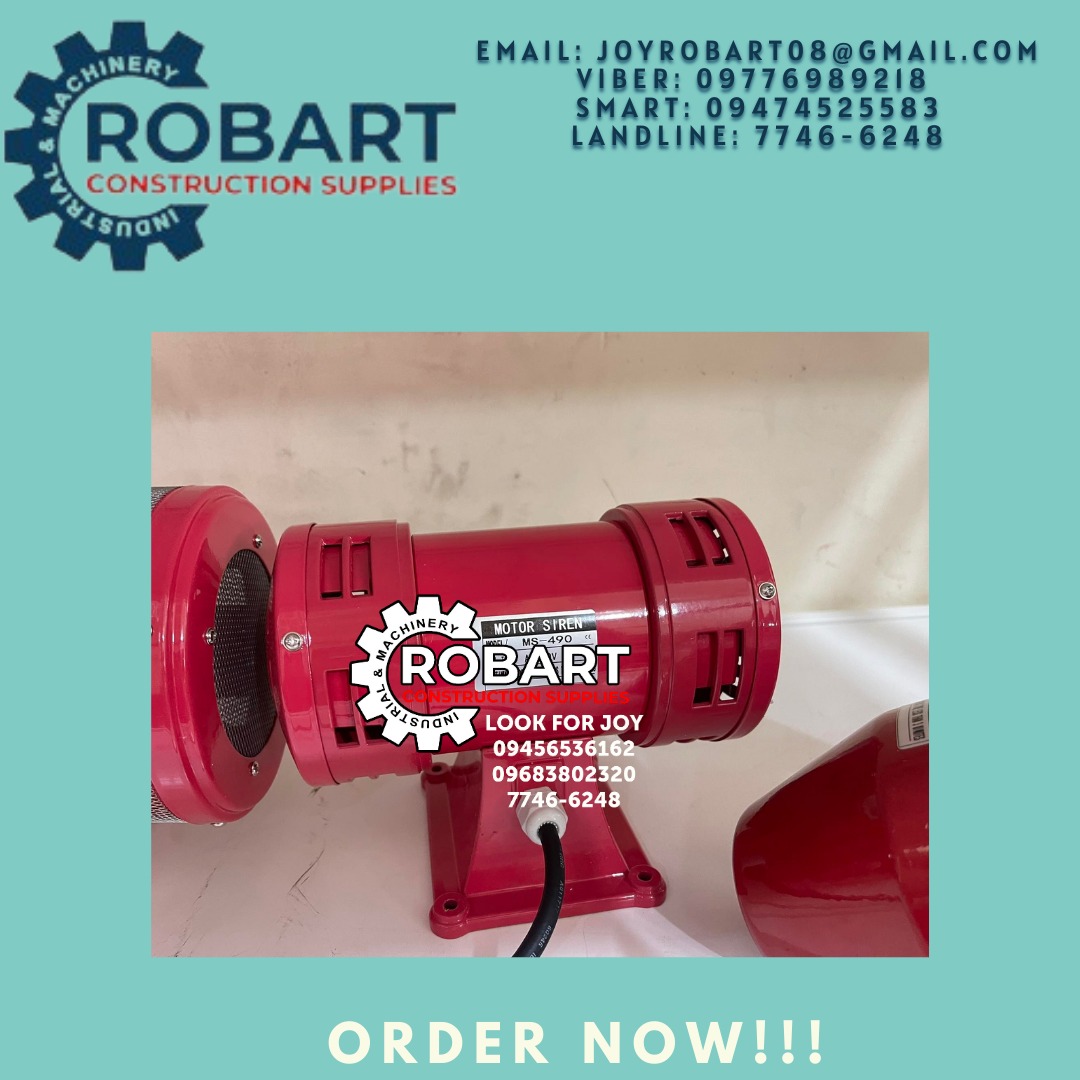 MOTOR SIREN MS-490, Commercial & Industrial, Construction & Building ...