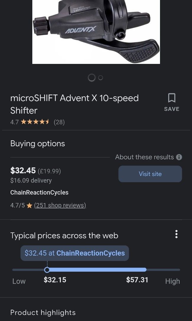 Mtb microshift advent x shifter derailleur chain, Sports Equipment, Bicycles & Parts, Parts ...