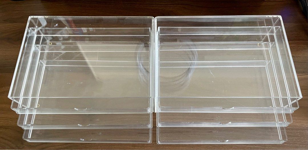 Muji Acrylic 3-Drawer Storage Case #2, Furniture & Home Living, Office ...