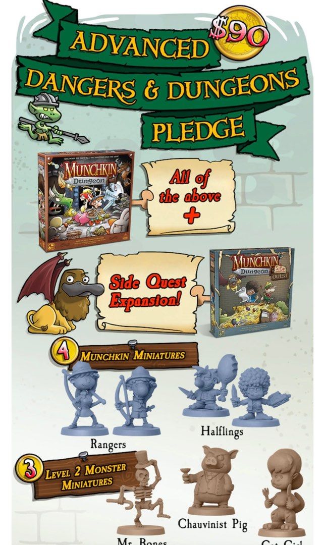 Munchkin Dungeon, Hobbies & Toys, Toys & Games on Carousell