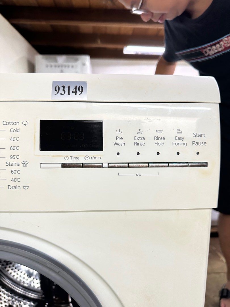 MUST BUY! PANASONIC 7KG Front-Loader Washing Machine NA-107VK5-1, TV & Home Appliances, Washing ...