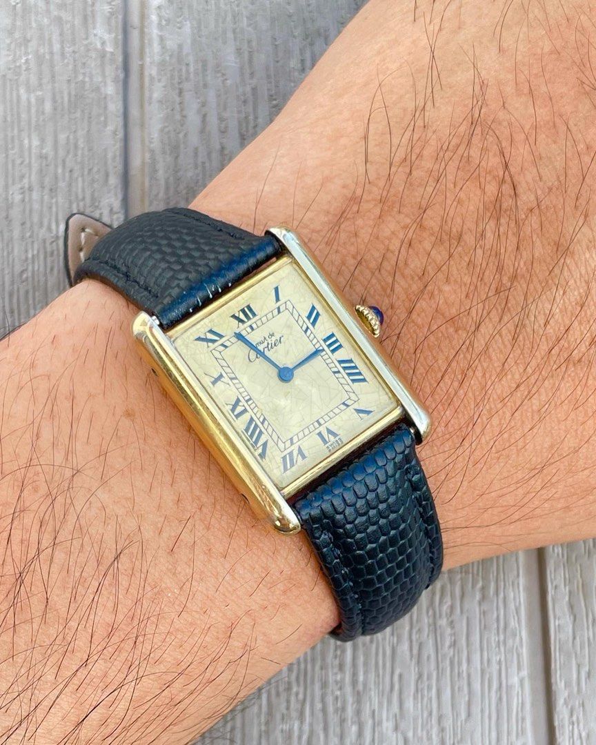 Must De Cartier Tank, Men's Fashion, Watches & Accessories, Watches on ...