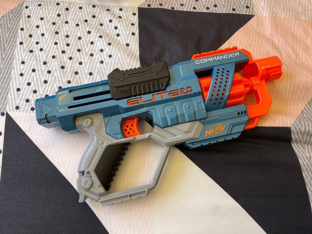 Nerf elite 2.0 commander with FREE Nerf elite 2.0 Trio-shot, Hobbies ...