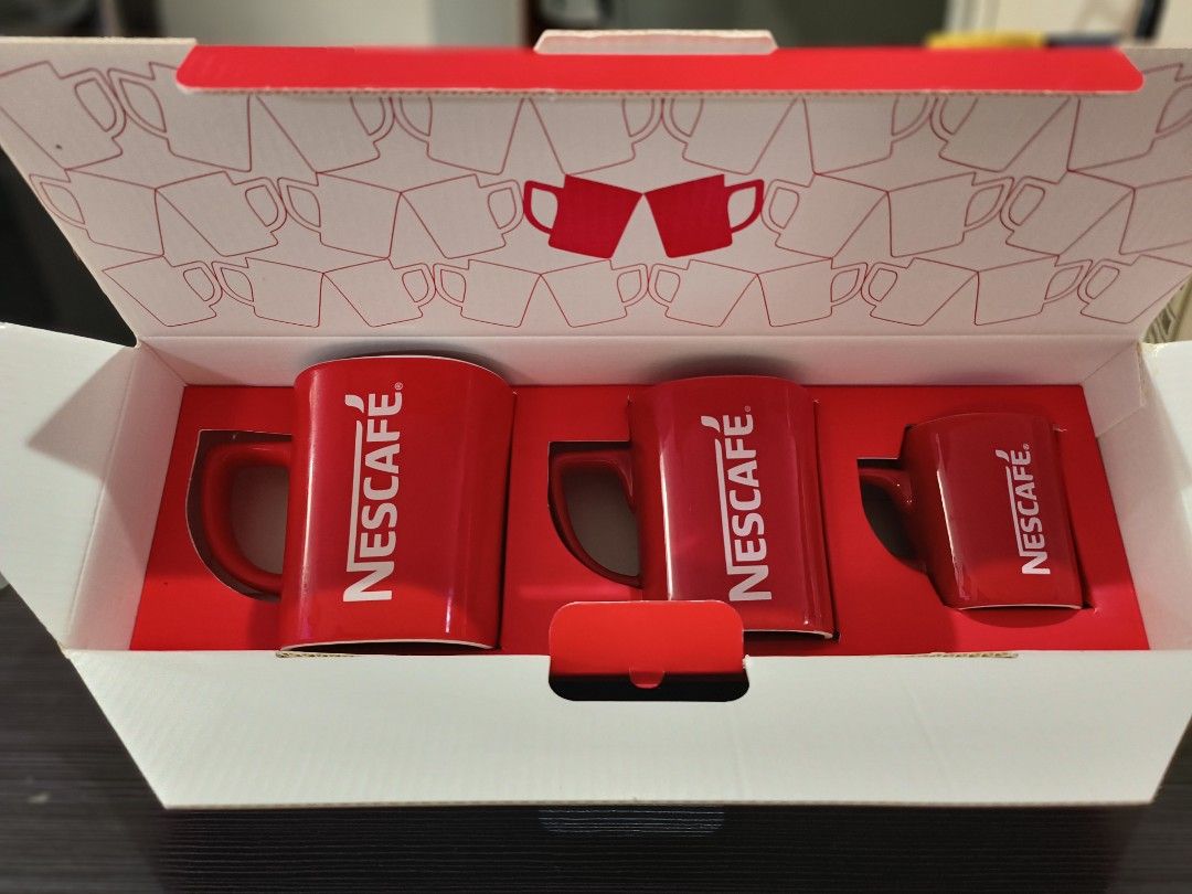 Nescafe cup set, Furniture & Home Living, Kitchenware & Tableware ...