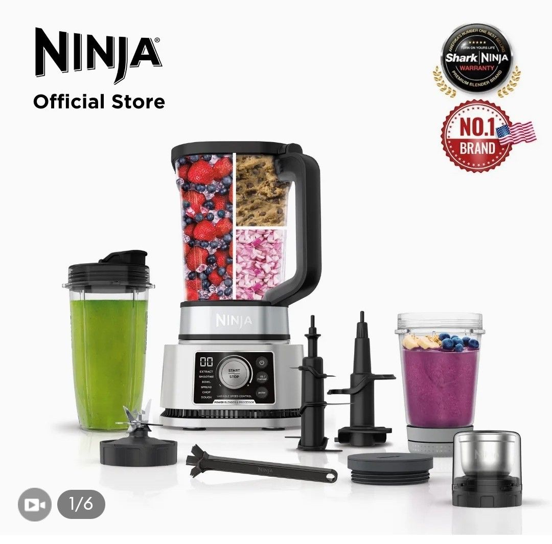 Ninja Power Blender 5 in 1, TV & Home Appliances, Kitchen Appliances ...