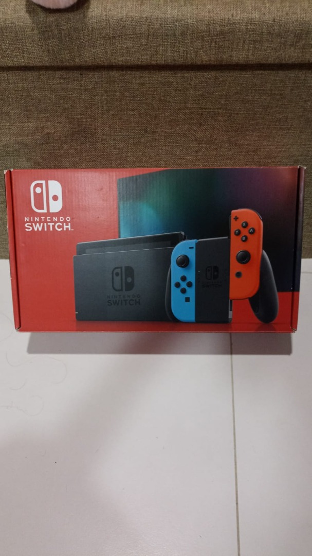 Nintendo Switch Gen 2 full set with box and authentic accessories ...