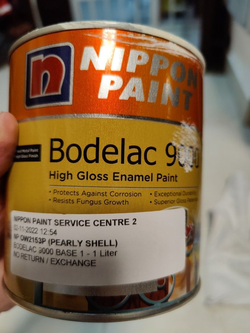 Nippon paint. Pearly shell, Furniture & Home Living, Home Improvement ...