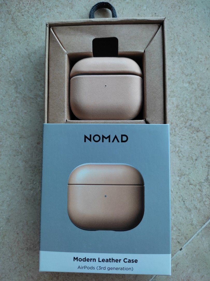 Nomad Airpods 3rd Gen Leather Case, Mobile Phones & Gadgets, Mobile ...