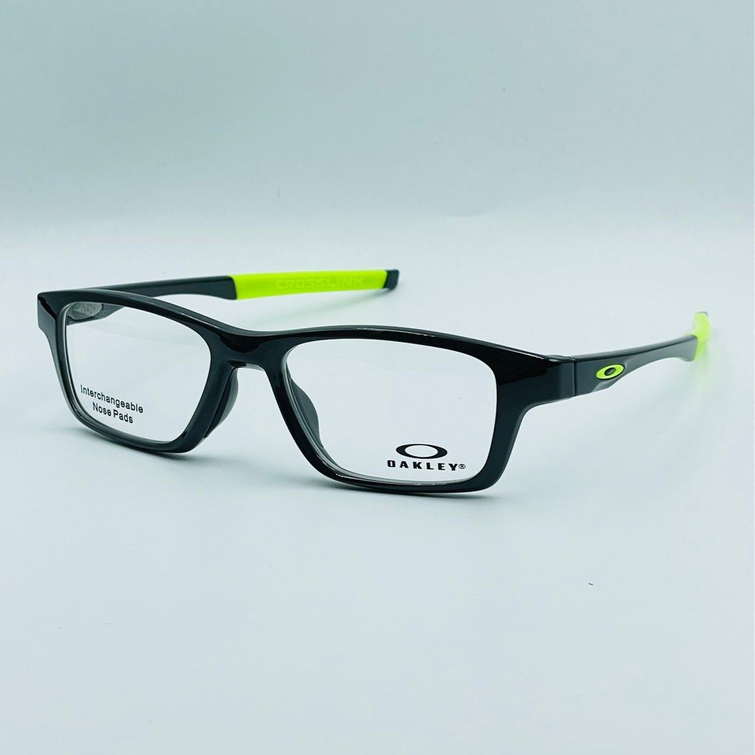 Oakley Crosslink High Power Polished Black Retina 52, Men's Fashion ...