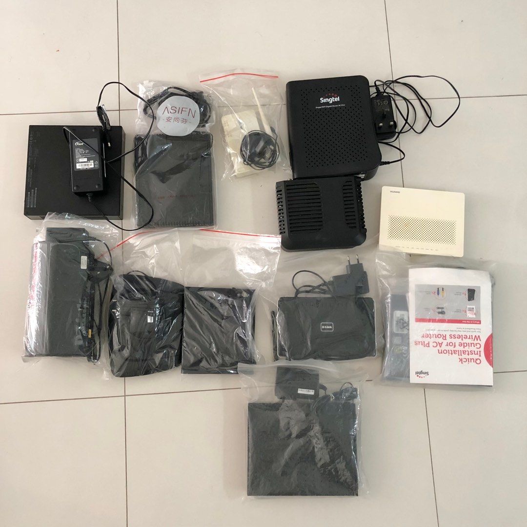 Old routers and modems, Computers & Tech, Parts & Accessories ...