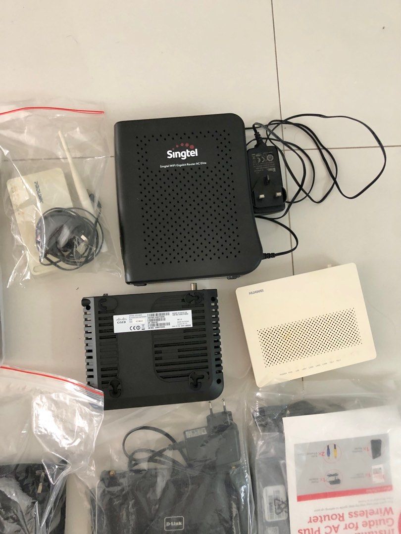 Old routers and modems, Computers & Tech, Parts & Accessories ...