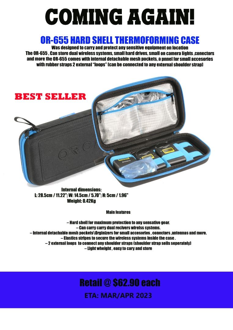 ORCA BAGS OR-655 HARD SHELL THERMOFORMING CASE, Audio, Other Audio Equipment on Carousell