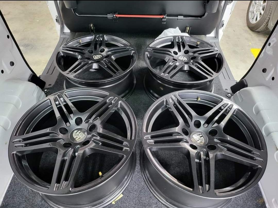 Original Porsche Turbo Rims, Car Accessories, Tyres & Rims on Carousell