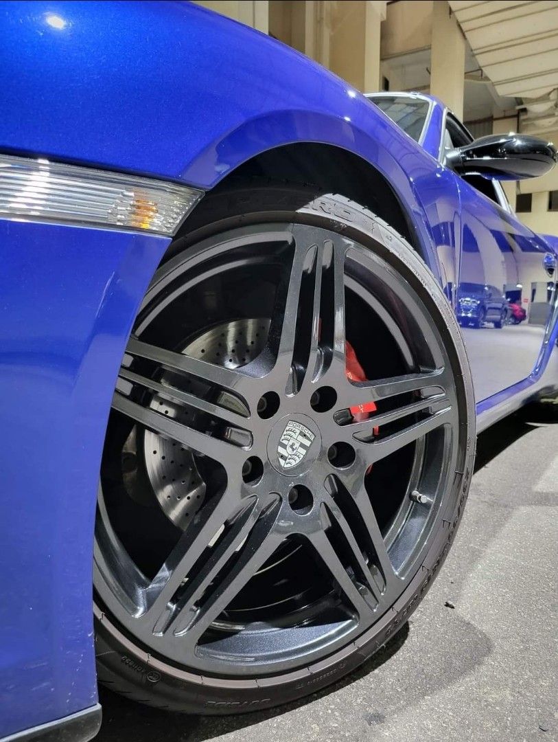Original Porsche Turbo Rims, Car Accessories, Tyres & Rims on Carousell