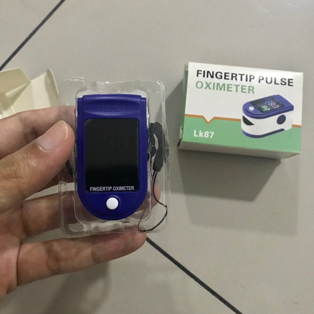 OXIMETER FINGERTIP PULSE (CHECK NADI & OXYGEN BADAN), Health ...
