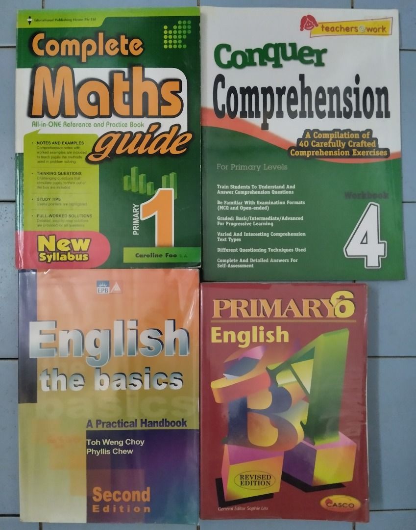 P1 P3 P4 P6 Sec 1 Maths English Geography Higher Chinese Guide Books ...