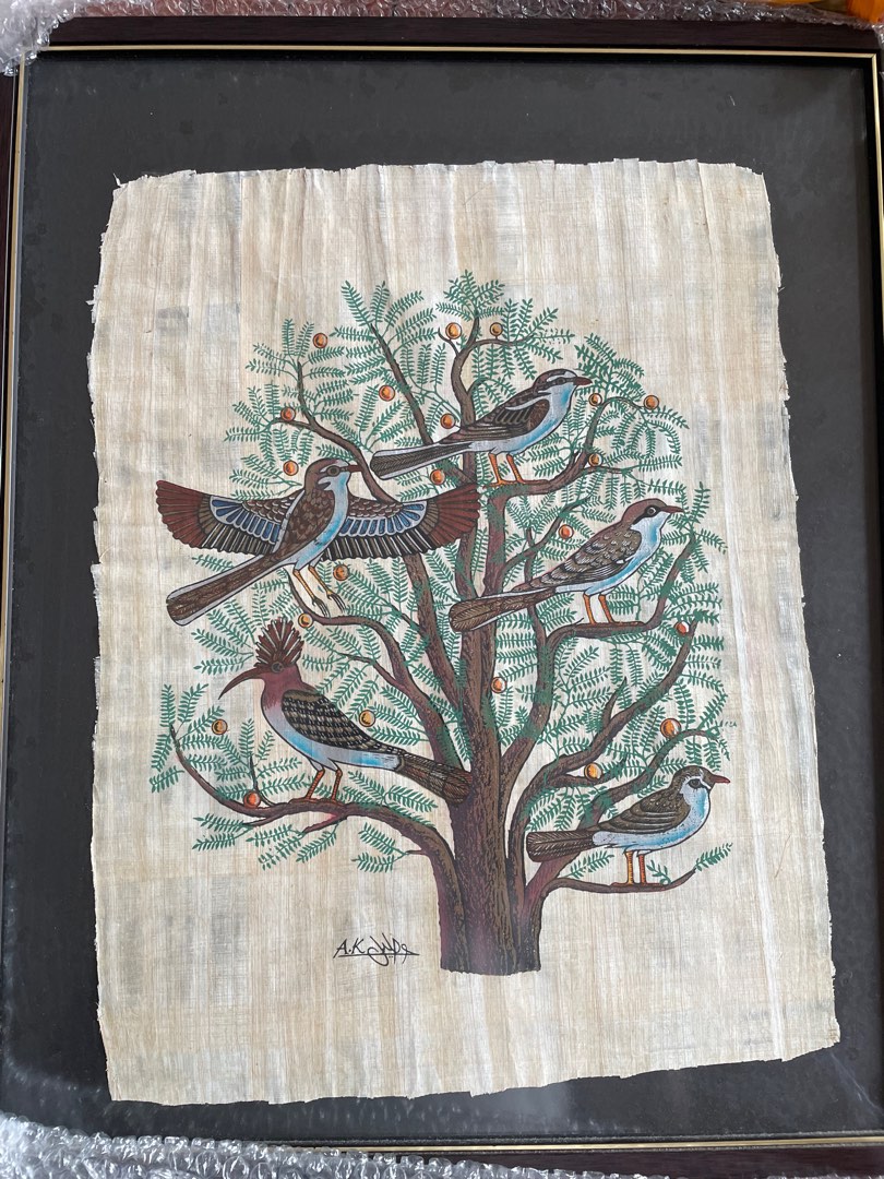 Papyrus - Tree of Life -painting , Furniture & Home Living, Home Decor ...