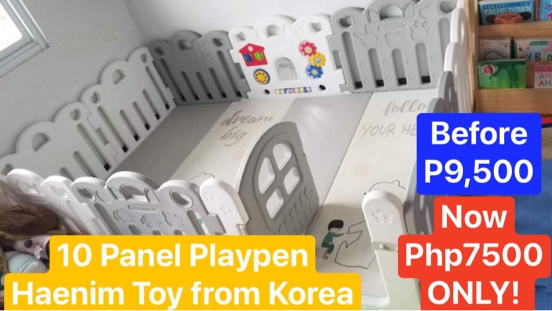 Playpen 10Panels Haenim Toy from Korea on Carousell