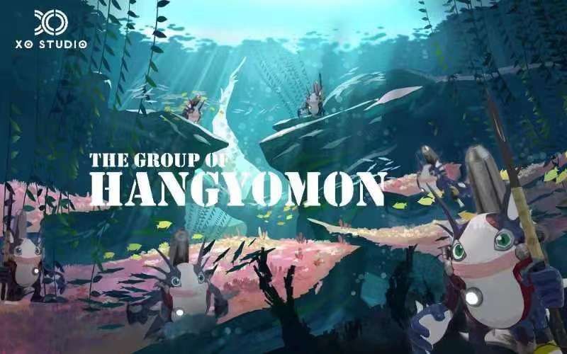 [PO] Digimon|Hangyomon, Hobbies & Toys, Toys & Games on Carousell