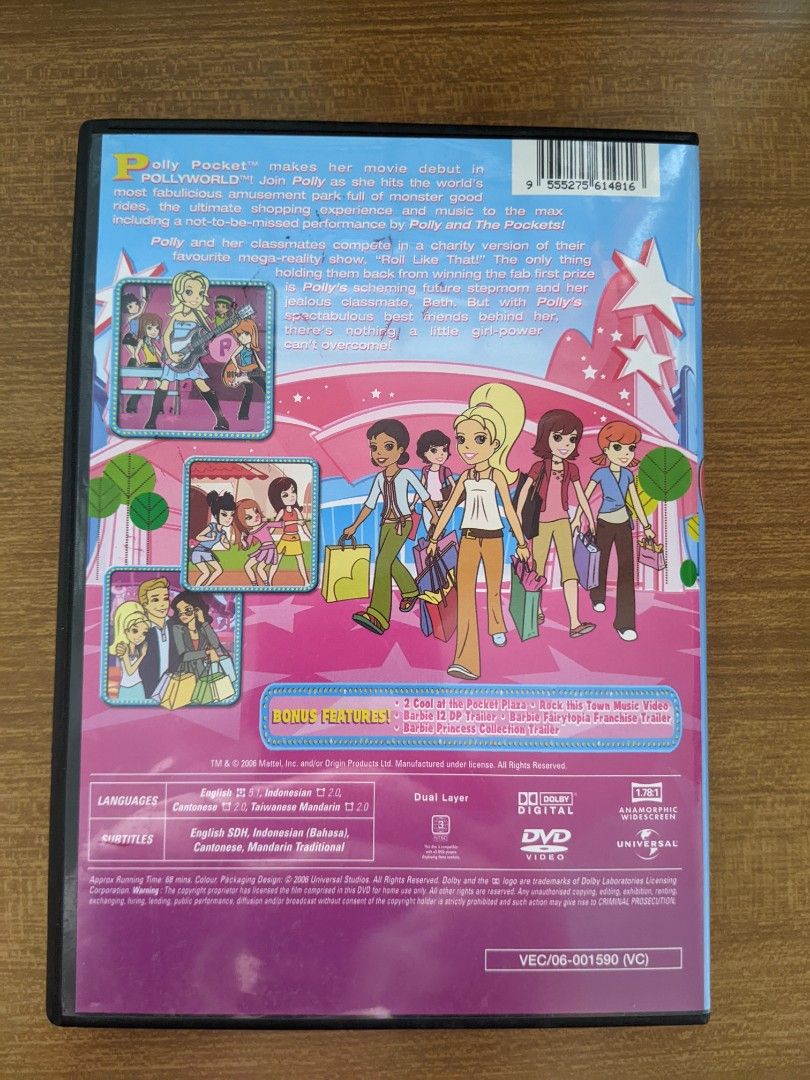 Polly Pocket Movie: Polly World, Hobbies & Toys, Music & Media, CDs ...