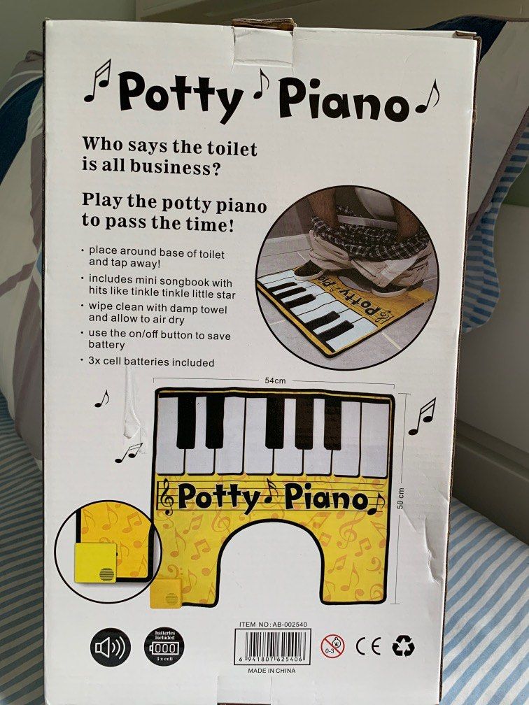 Potty Piano 發聲鋼琴地氈, 興趣及遊戲, 玩具 & 遊戲類 - Carousell