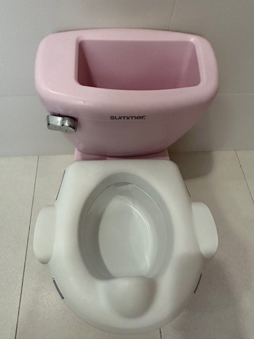 Potty with Flush Sound, Book Storage, Babies & Kids, Bathing & Changing ...