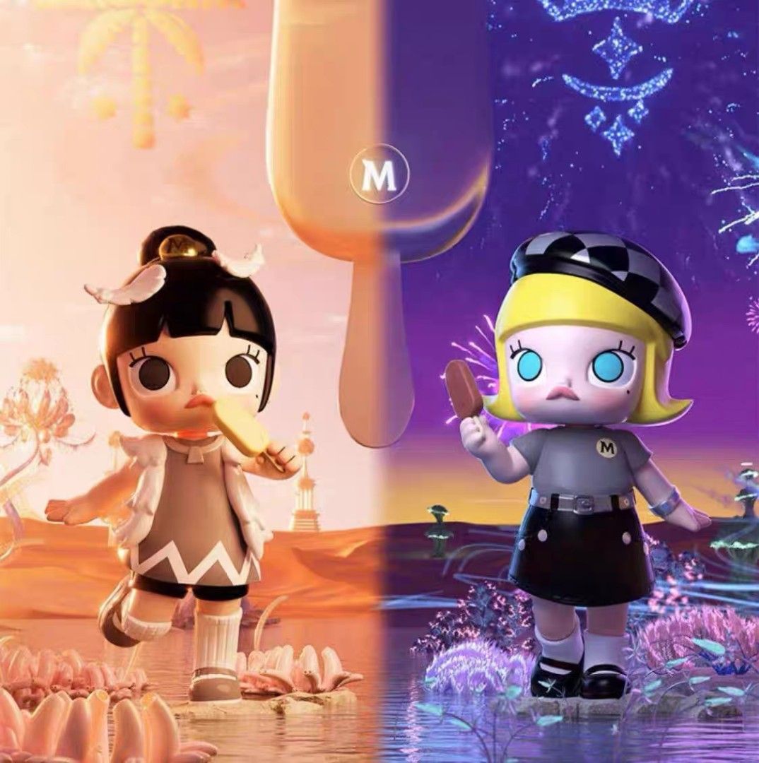 Preorder (Confirmed Design) - Pop Mart popmart Molly x Magnum 100% star ...