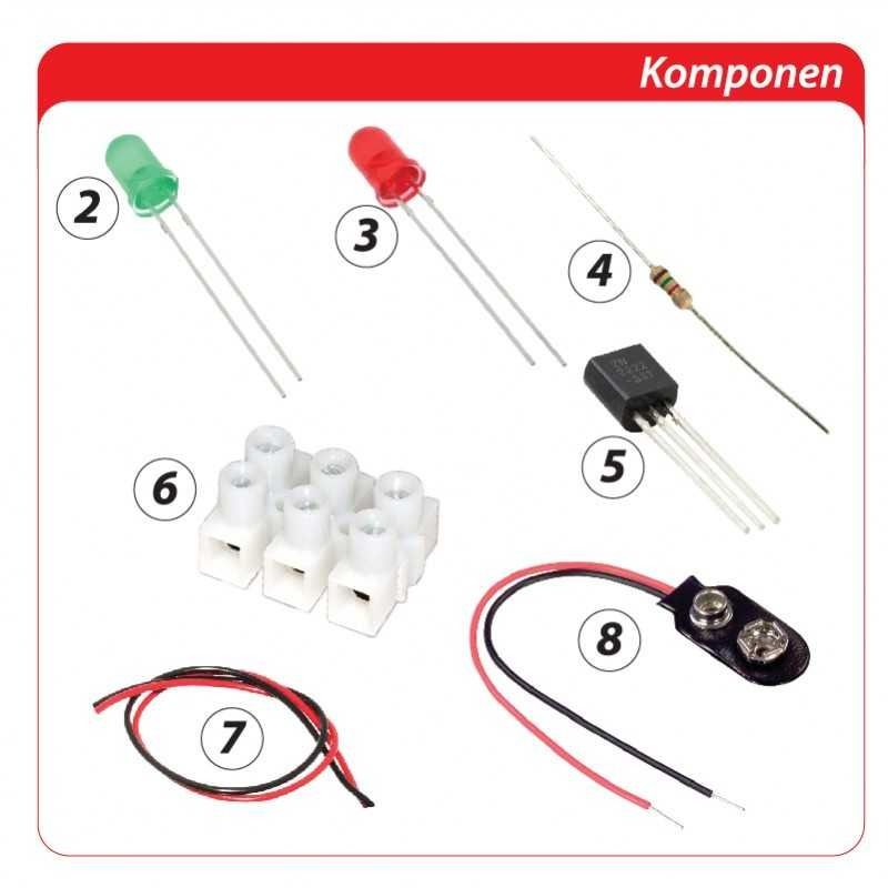 Projek Litar Elektronik 2 LED, Hobbies & Toys, Stationery & Craft ...