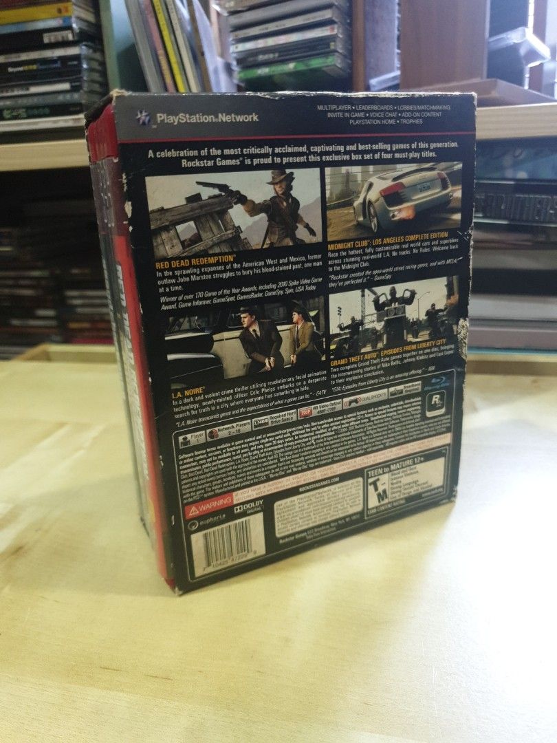 PS3 Rockstar Games Collection Box Set, Video Gaming, Video Games ...