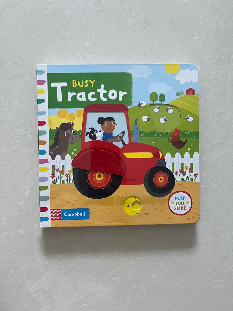 Push pull slide book BRAND NEW - campbell busy, Buku & Alat Tulis, Buku ...
