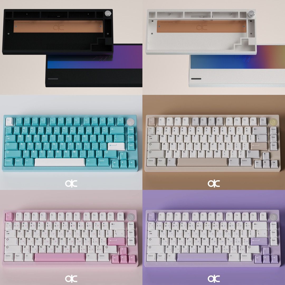 [In Stock] QK75 by Qwertykeys / Owlab 75% CNC-machined full aluminium ...