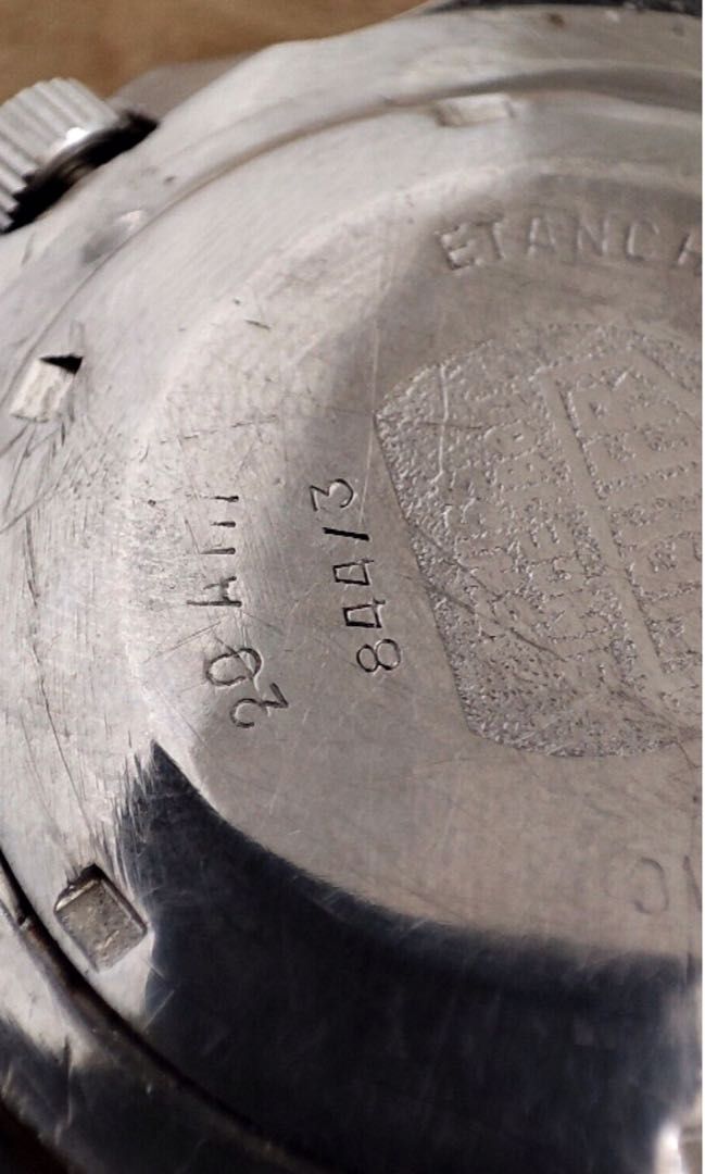 Rare! HEUER 1000 Ref 844-3 AUTOMATIC MONNIN Stainless Steel 42mm MENS ...