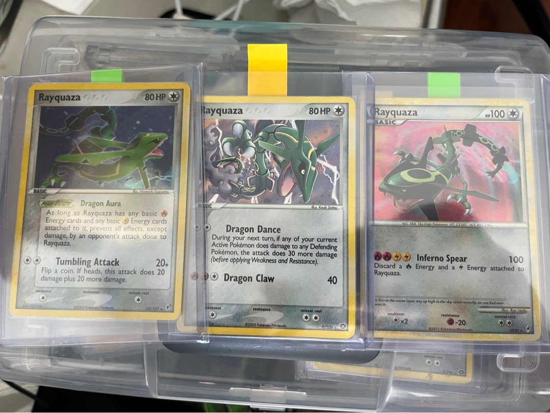 Rayquaza Set - Pokemon card, Hobbies & Toys, Toys & Games on Carousell