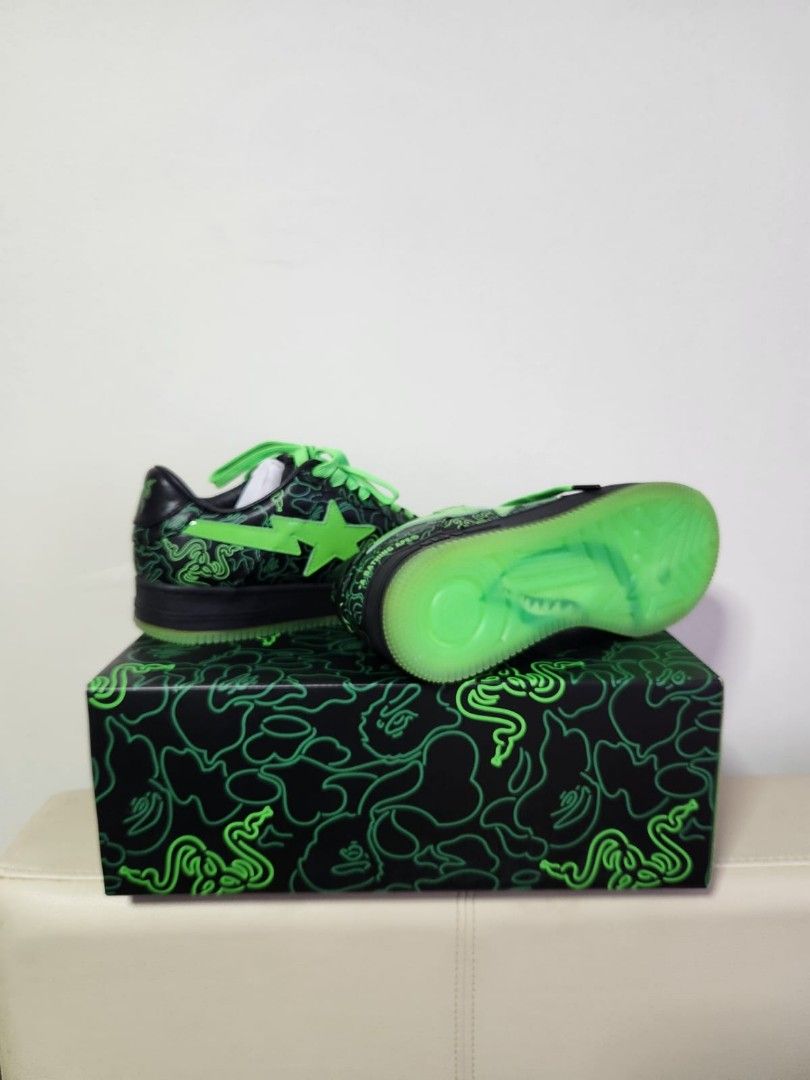 Razer x A Bathing Ape (BAPE) BAPE STA Sneakers, Men's Fashion, Footwear ...