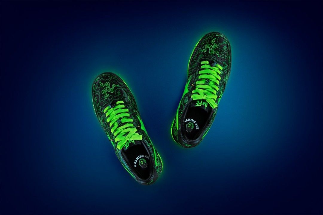 Razer x A Bathing Ape (BAPE) BAPE STA Sneakers, Men's Fashion, Footwear ...