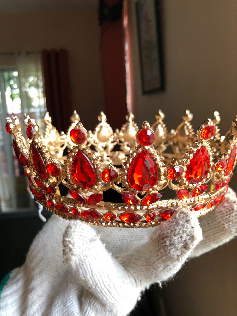 Paegent Red Crown, Women's Fashion, Jewelry & Organizers, Body Jewelry ...