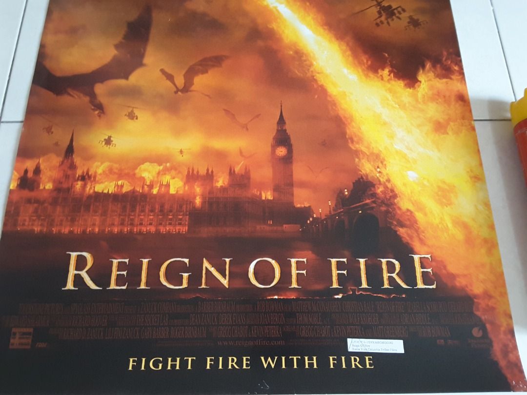 REIGN OF FIRE Limited Edition 2002 Poster Original Movie, Hobbies ...