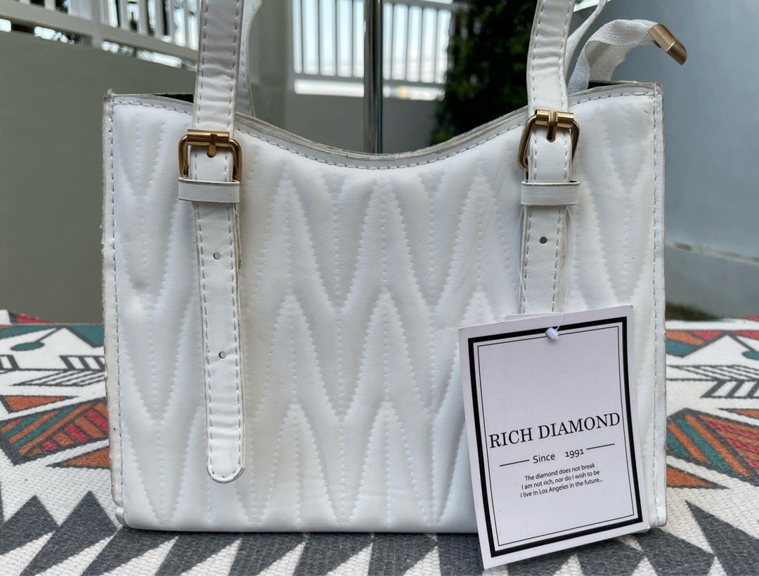 Rich Diamond shoulder bag, Women's Fashion, Bags & Wallets, Shoulder ...
