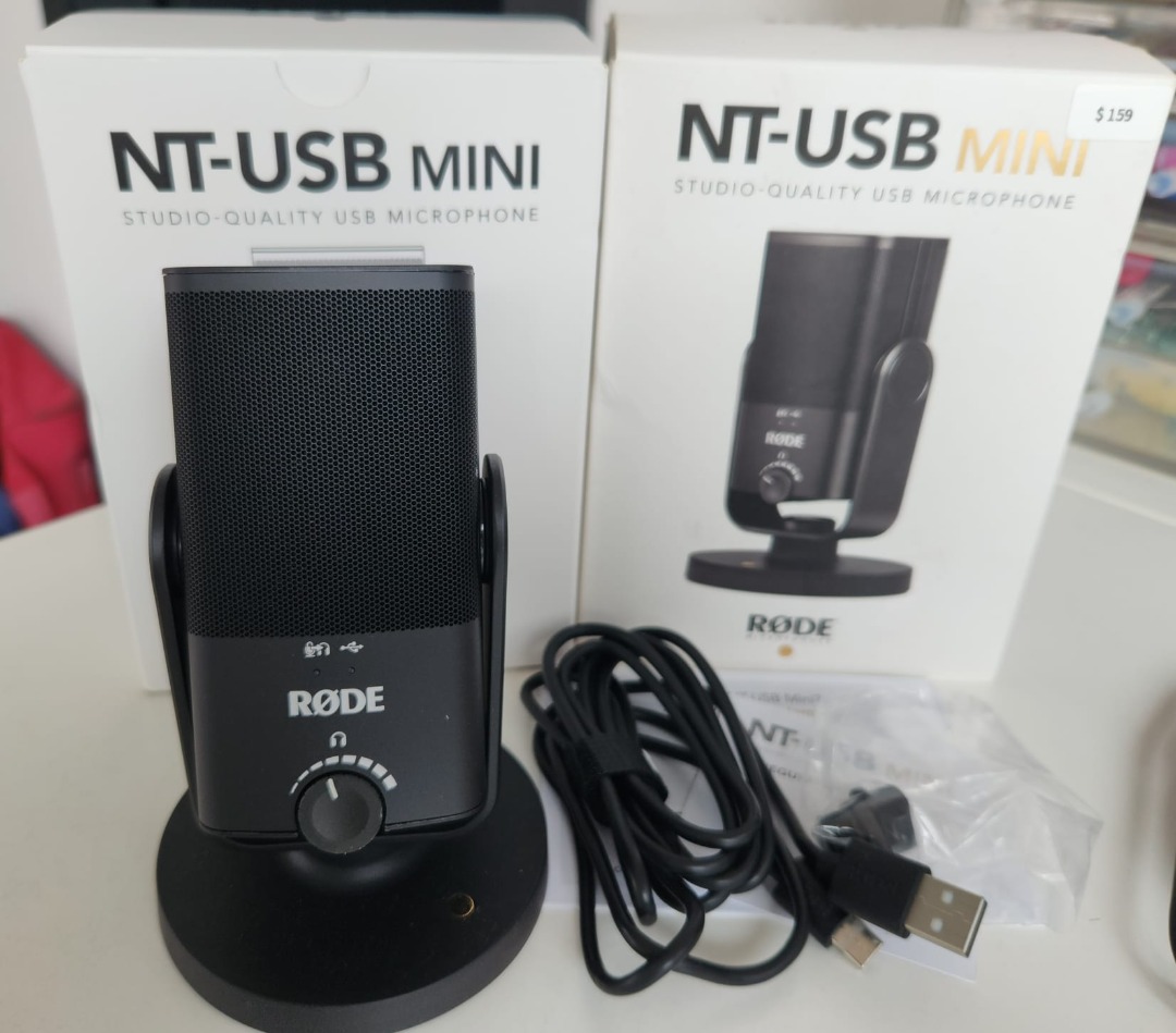 RODE NT-USB Mini Microphone with box, Audio, Microphones on Carousell